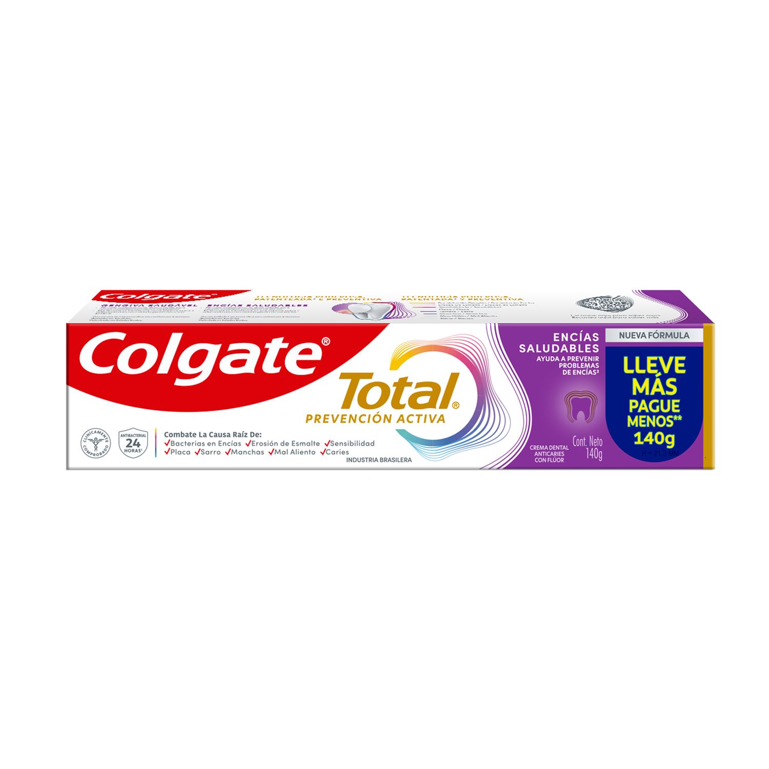Pasta Dental Colgate Total Encías Saludables con Flúor | Colgate Total