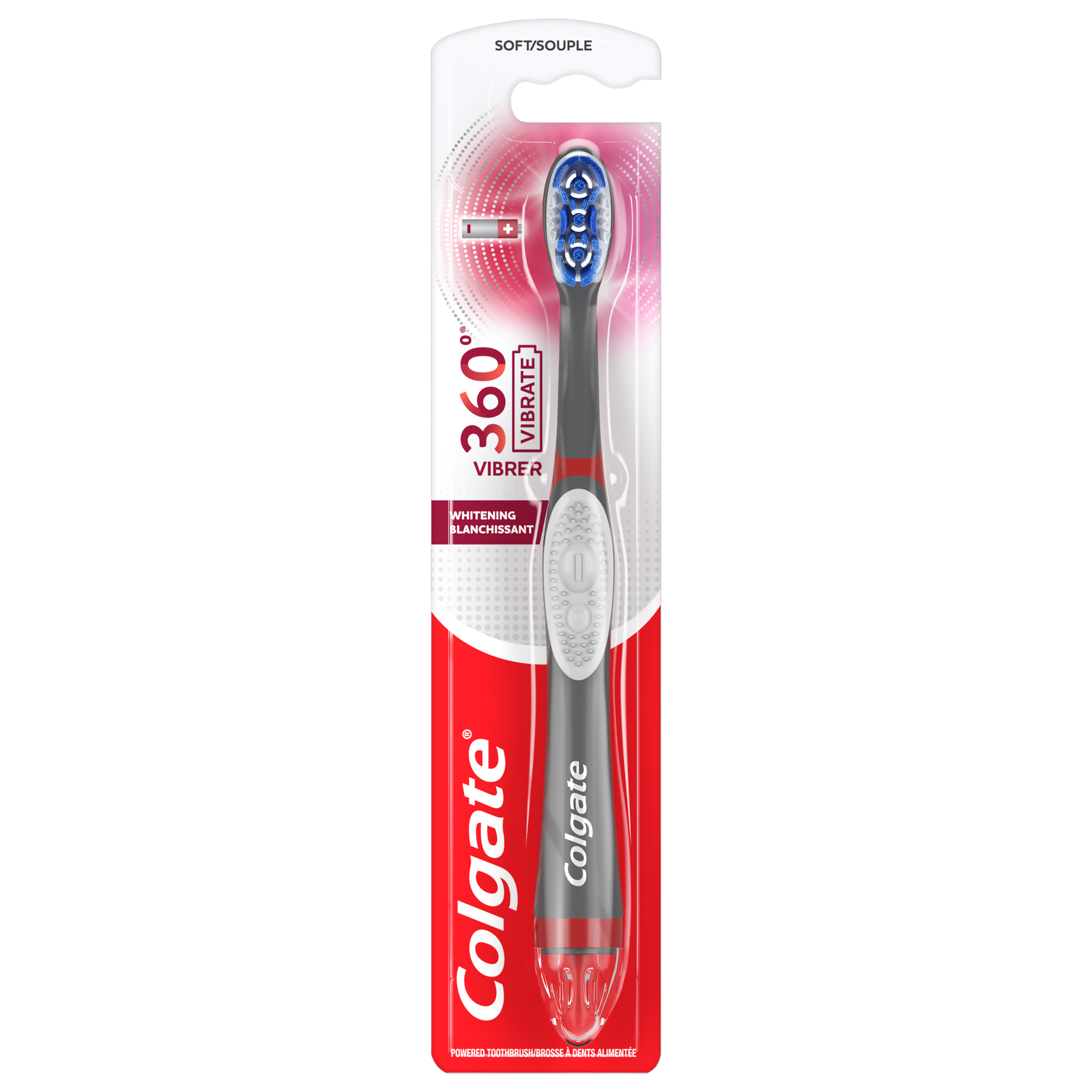 Brosse à dents électrique jetable Colgate 360° Optic White Sonic Power ...