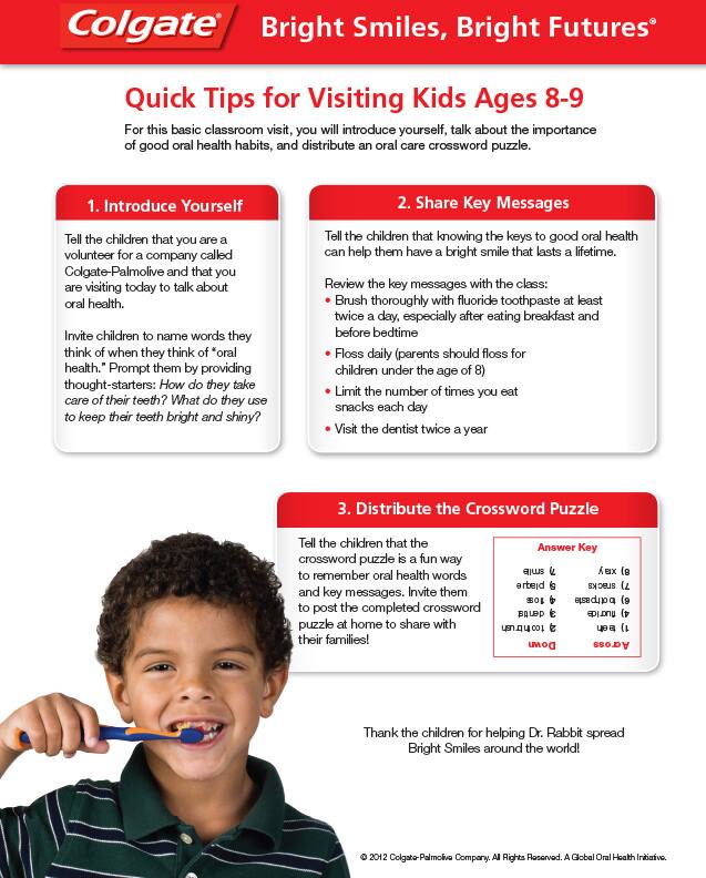 Classroom Visit Guide for Volunteers (Ages 8-9) Classroom Visit Guide for Volunteers (Ages 8-9)