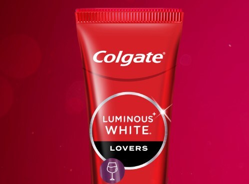 Pasta Dental Colgate Luminous White Lovers Vino
