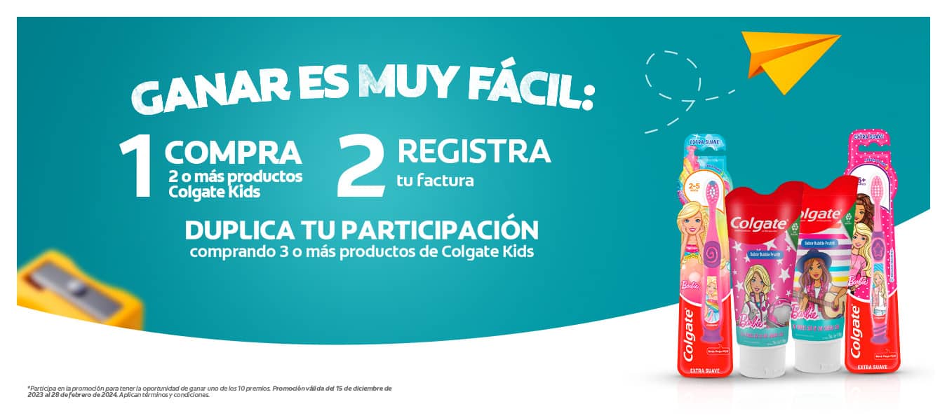 Promoción: Sonríe, Gana y Aprende con Colgate Kids