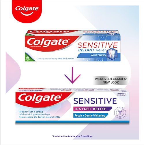 Colgate® Sensitive Instant Relief Repair + Gentle Whitening