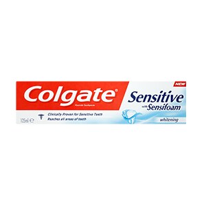 Colgate Sensitive with Sensifoam Whitening Toothpaste 125ml