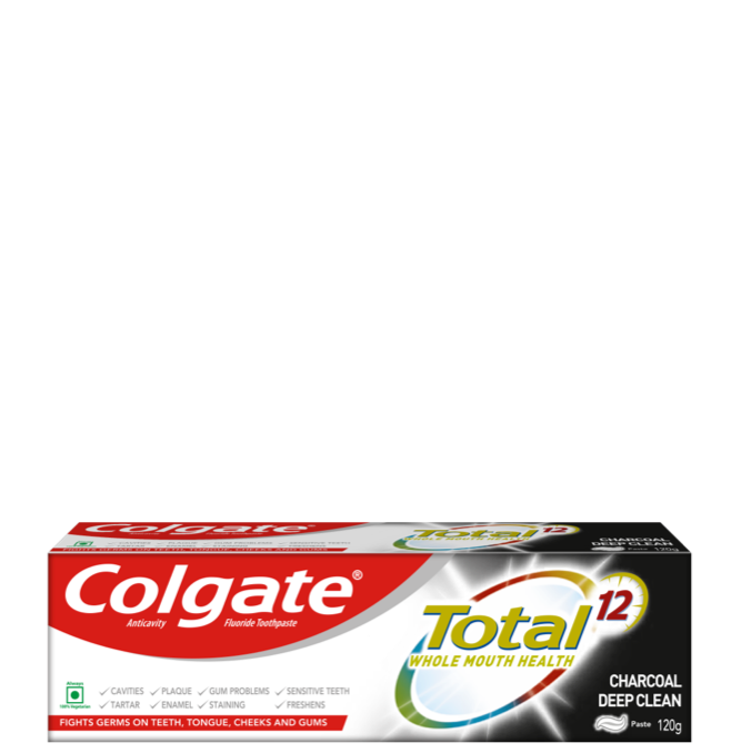 Colgate® Total Charcoal Deep Clean Toothpaste | Colgate® IN Colgate® Total Charcoal Deep Clean Toothpaste | Colgate® IN