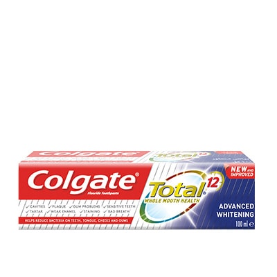 Colgate® Total® 12 Advanced Whitening Toothpaste| Colgate Saudi