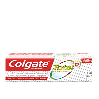 Colgate® Total® 12 Clean Mint Toothpaste | Colgate Saudi