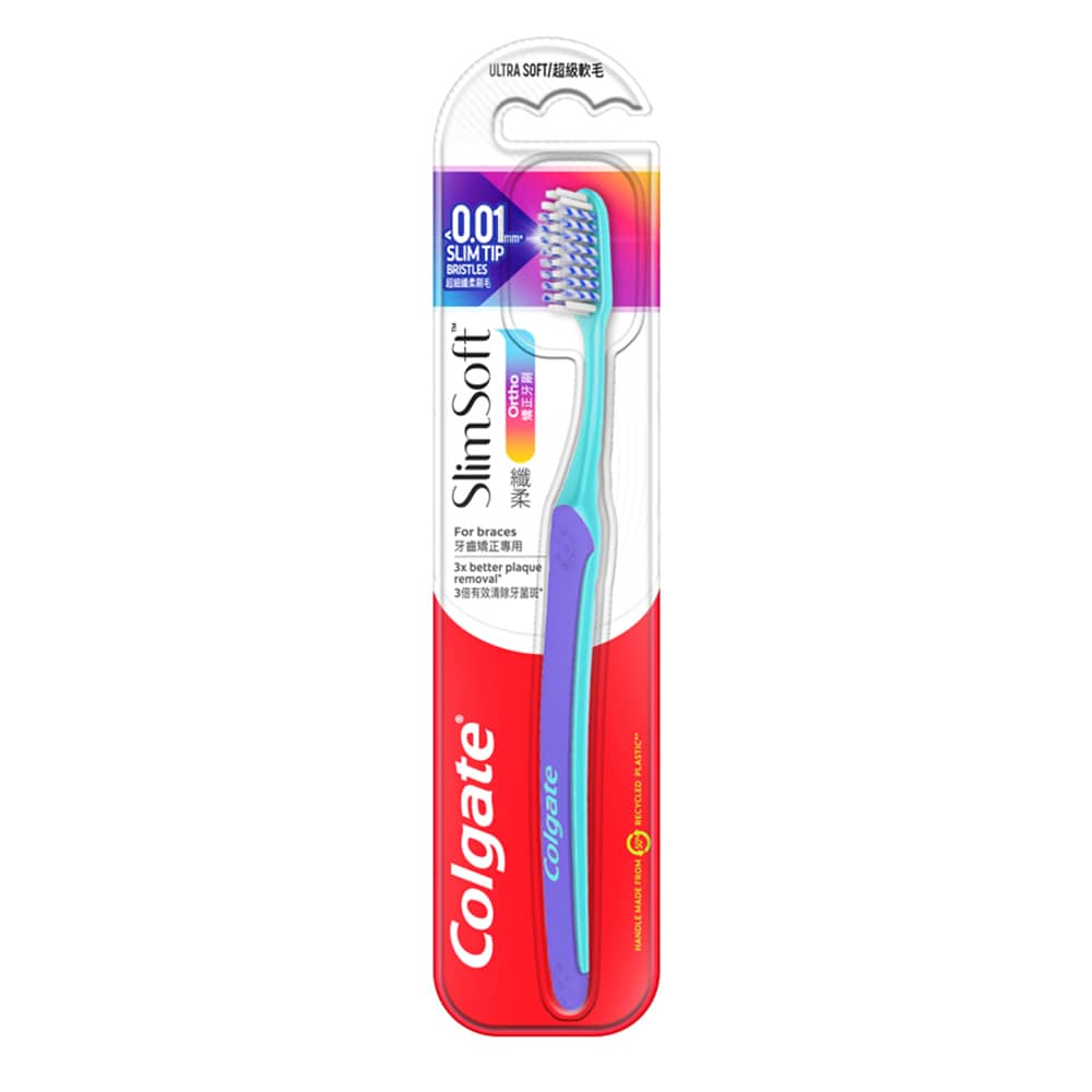 Colgate® SlimsoftTM Ortho Toothbrush | Colgate SG