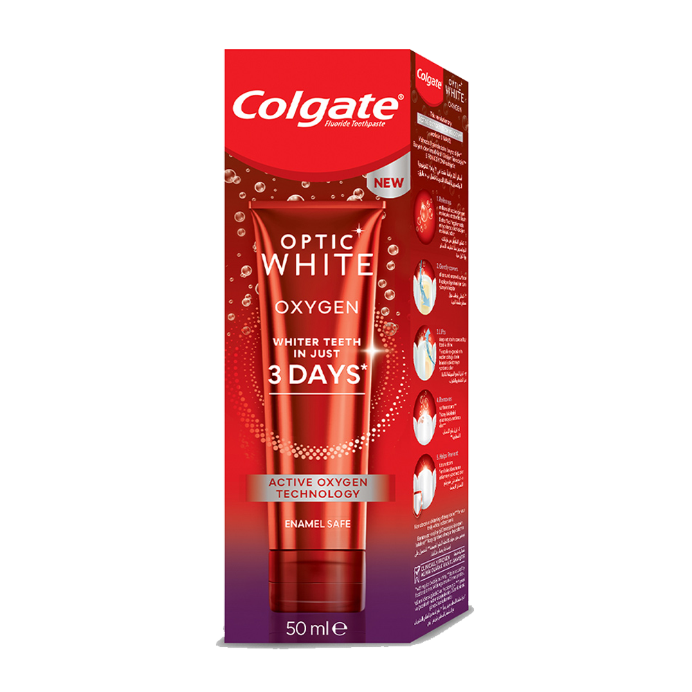 Colgate Optic White Oxygen Toothpaste 50ml