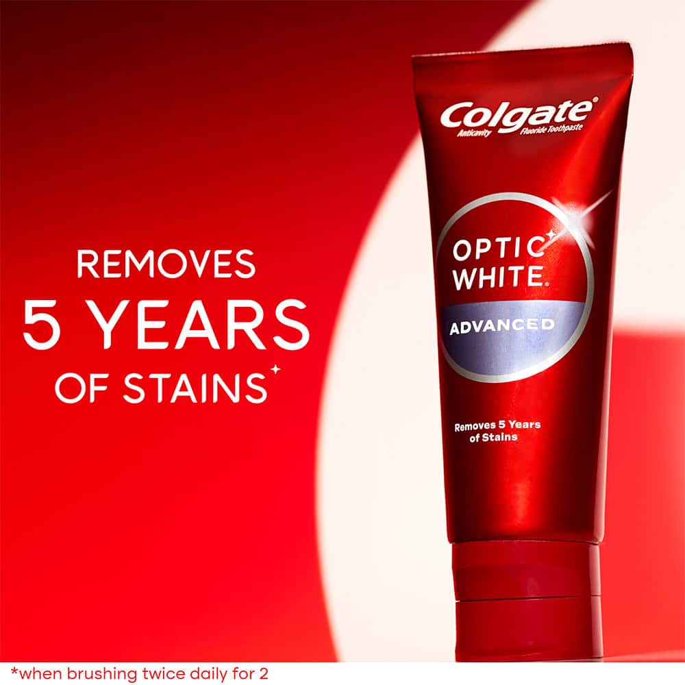 Optic White® Advanced Whitening Toothpaste | Colgate®