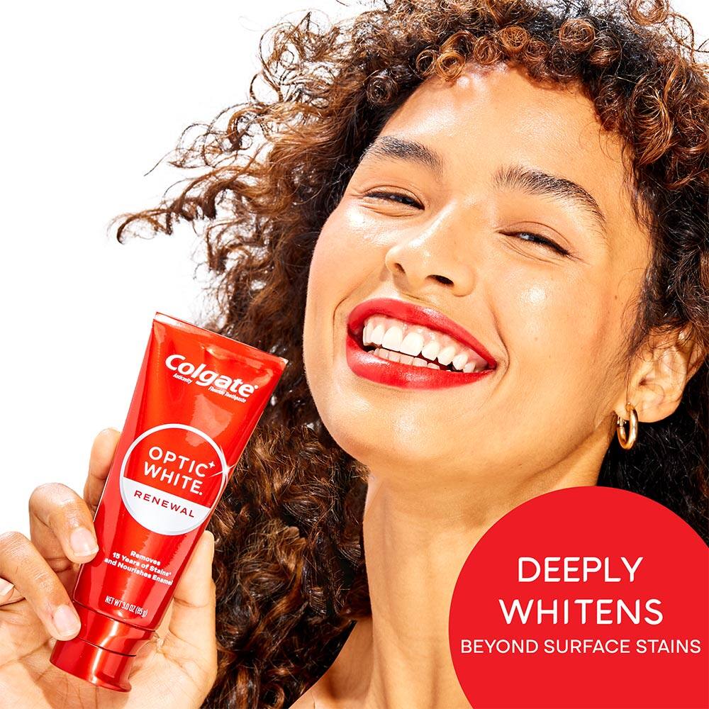 Optic White® Renewal Whitener Toothpaste | Colgate®