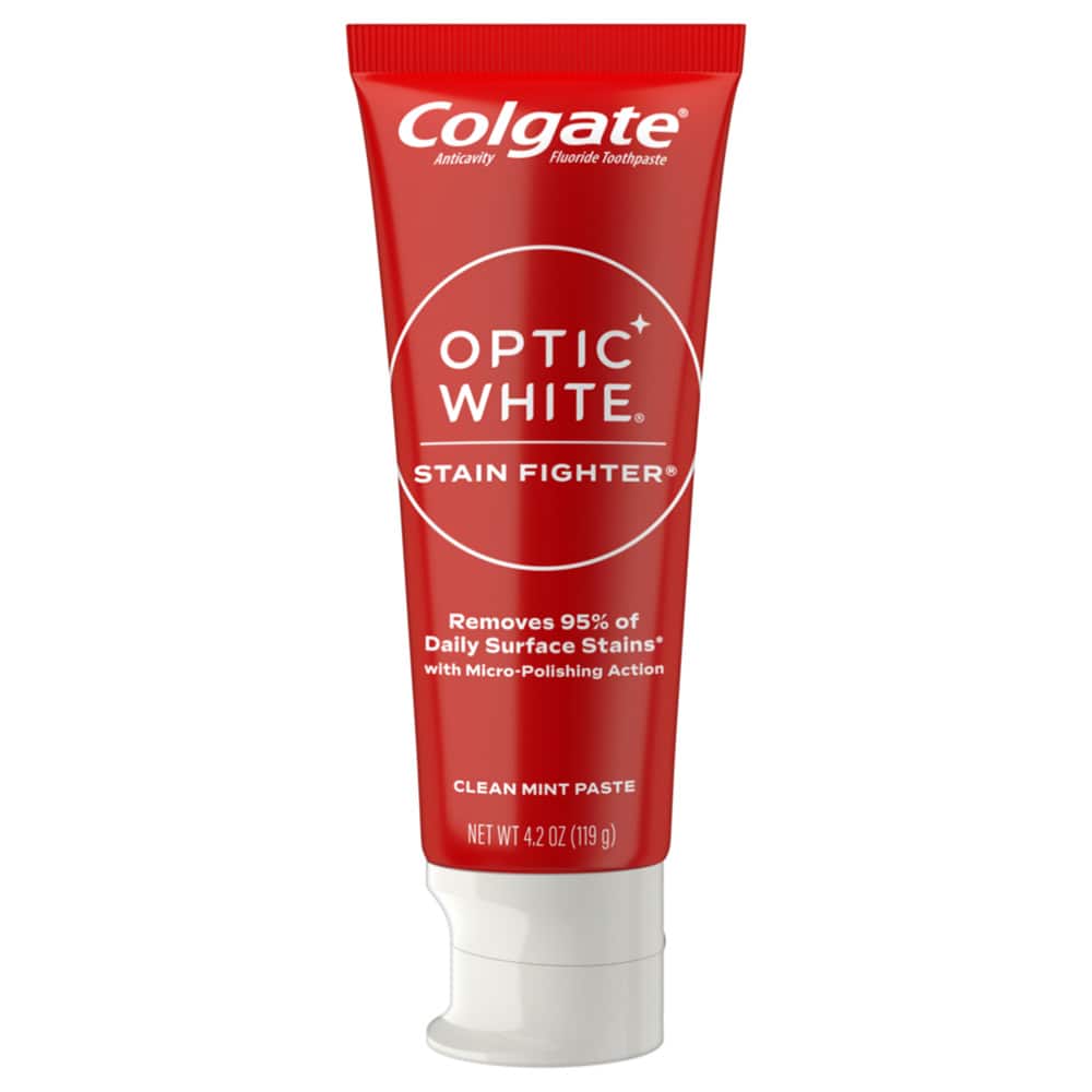 Optic White® Stain Fighter Whitening Toothpaste | Colgate®