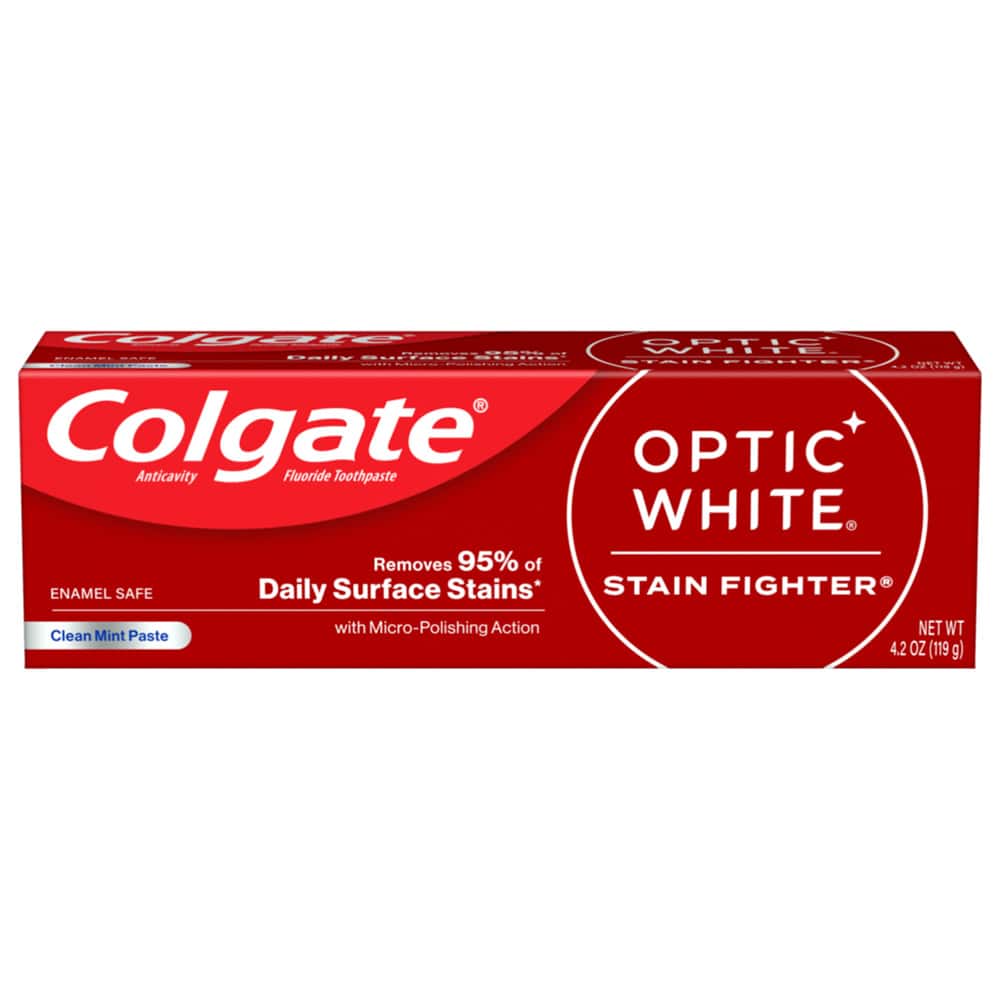 Optic White® Stain Fighter Whitening Toothpaste | Colgate®