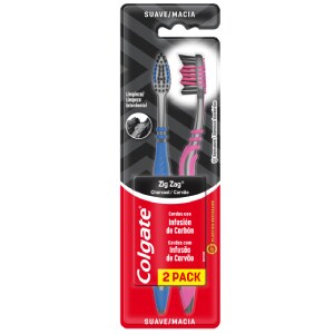 Cepillo Dental Colgate Zig Zag Charcoal