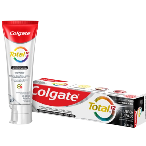Pasta Dental Colgate® Total 12 Carbón Activado